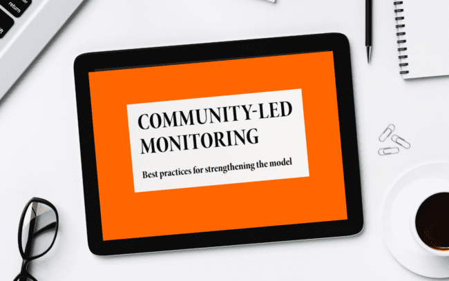 COMMUNITY-LED MONITORING: Best practices for strengthening the model ...