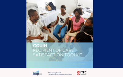 CQUIN Recipient of Care Satisfaction Toolkit - ITPC Global
