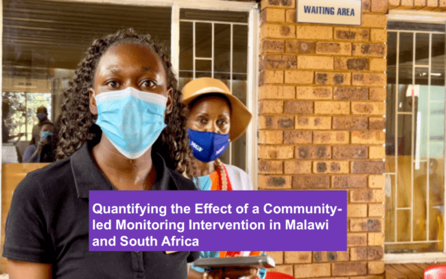 'Citizen Science' Quantitative Community-Led Monitoring Results (IAS ...